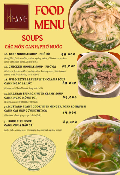 Alarcart Menu